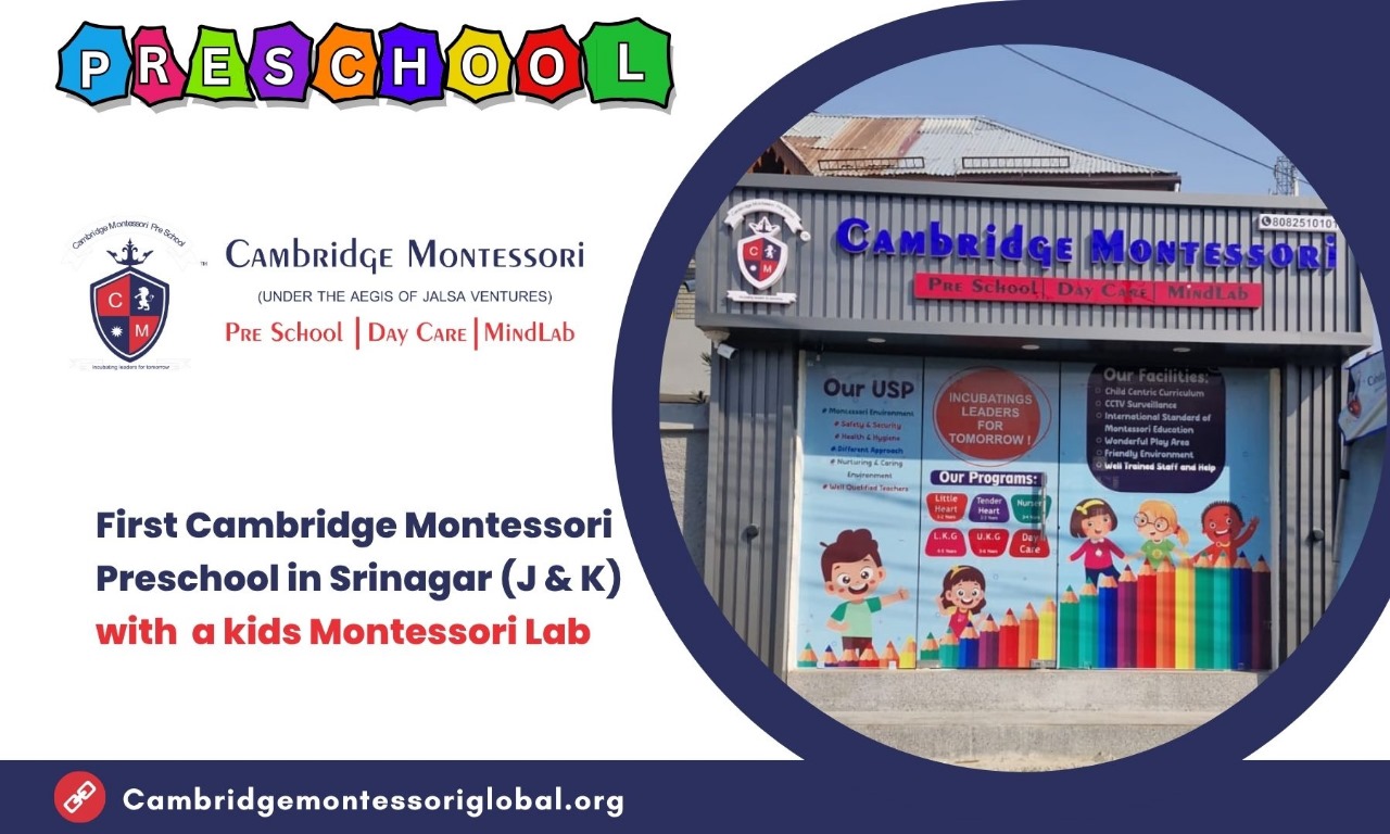 First Cambridge Montessori Preschool in Srinagar (J & K) with a kids ...