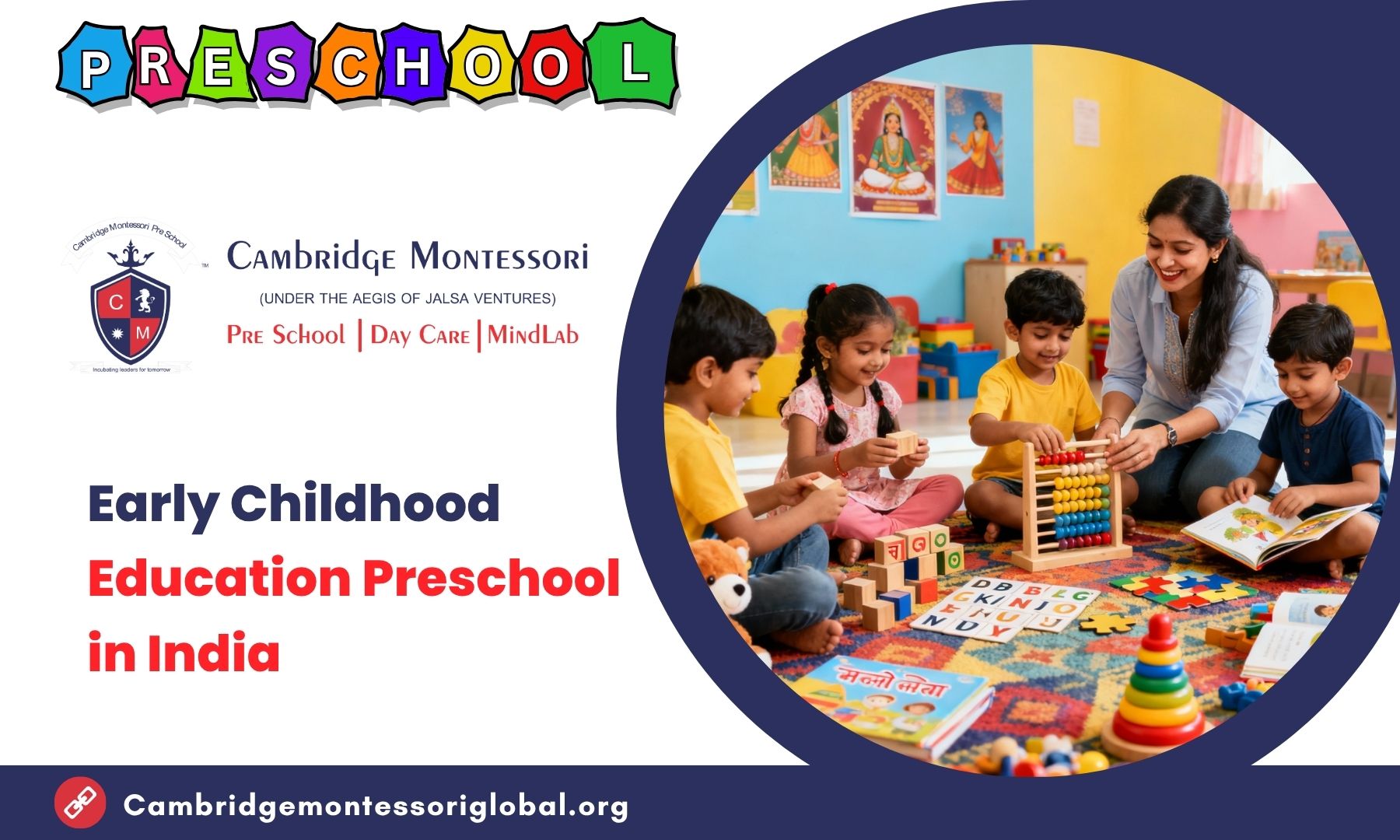 Early Childhood Education Preschool in India - Cambridge Montessori Global